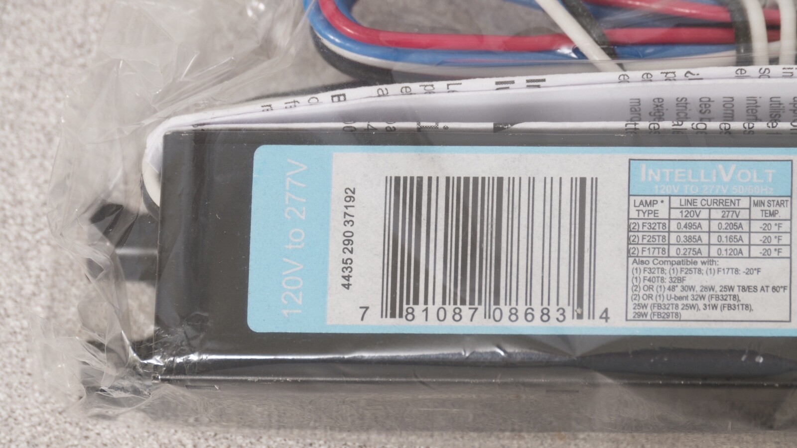 Philips ADVANCE IOPA-2P32-N T8 4 ft Instant Start Electronic ...