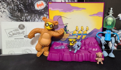 The Simpsons World of Springfield Next Century Figure Lot & Playset | eBay