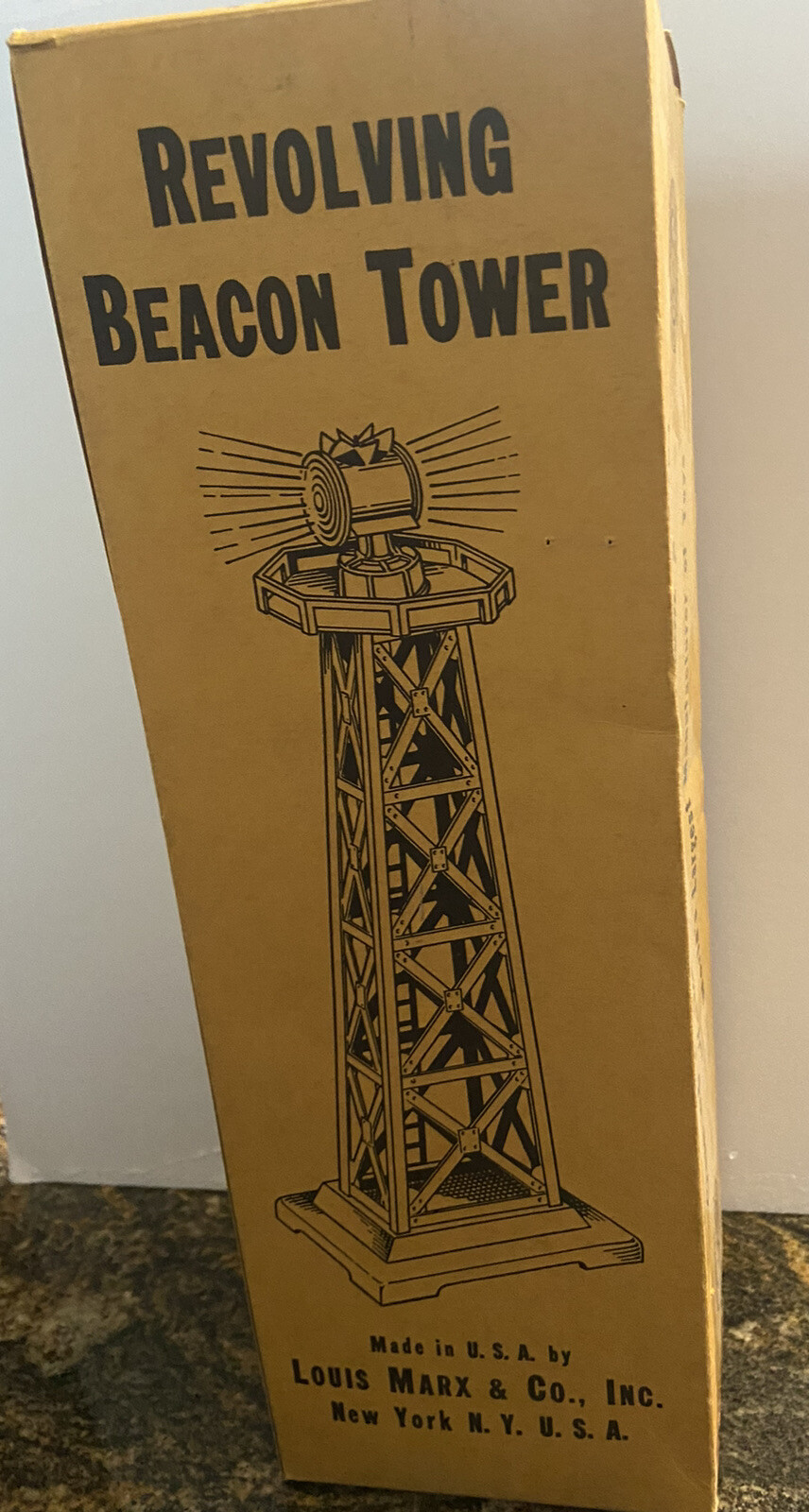 Vintage Marx Train 0446 Revolving Beacon Tower for sale online | eBay