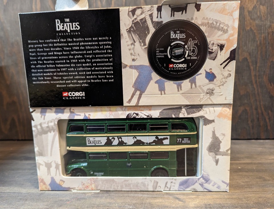 beatles corgi classic aec routemaster liverpool corporation die cast ...