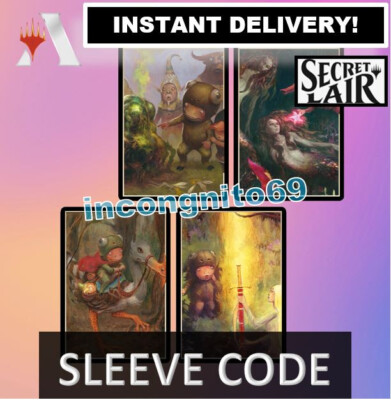 MAGIC MTGA MTG ARENA CODE CARD SECRET LAIR SLEEVES NILS HAMM ARTIST ...