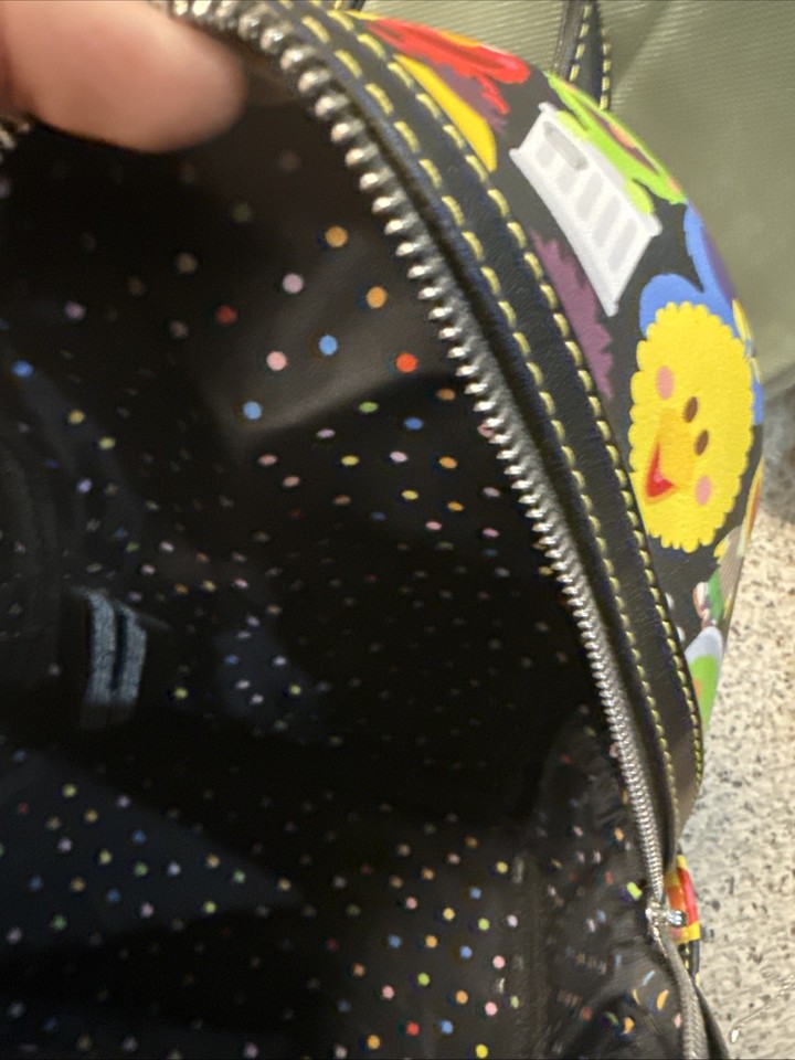 Sesame Street Loungefly backpack AOP Perfect Placement Rare HTF Elmo ...