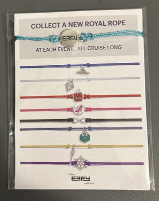 *NEW* EFFY Rope Bracelet with Round EFFY Logo Charm Royal Caribbean ...