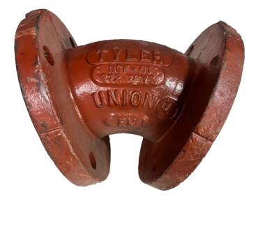 TYLER UNION D1 IRON FLANGED 90º BASE ELBOW (541P) NSF-61 37278Y5 | eBay