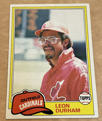 1981 Topps Leon Durham Baseball Card #321 St Louis Cardinals | eBay