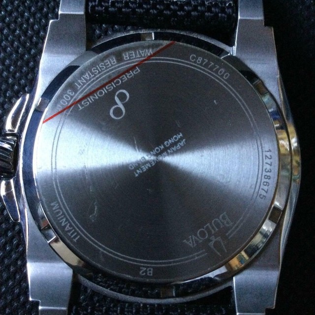 Bulova Precisionist C877700 300 Meters Titanium W.r Men's Analog ...