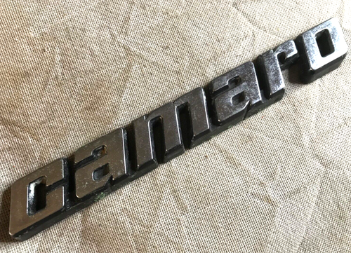 1978 1981 Chevrolet CAMARO Plastic Fender Emblem Badge Script OEM 1980 ...