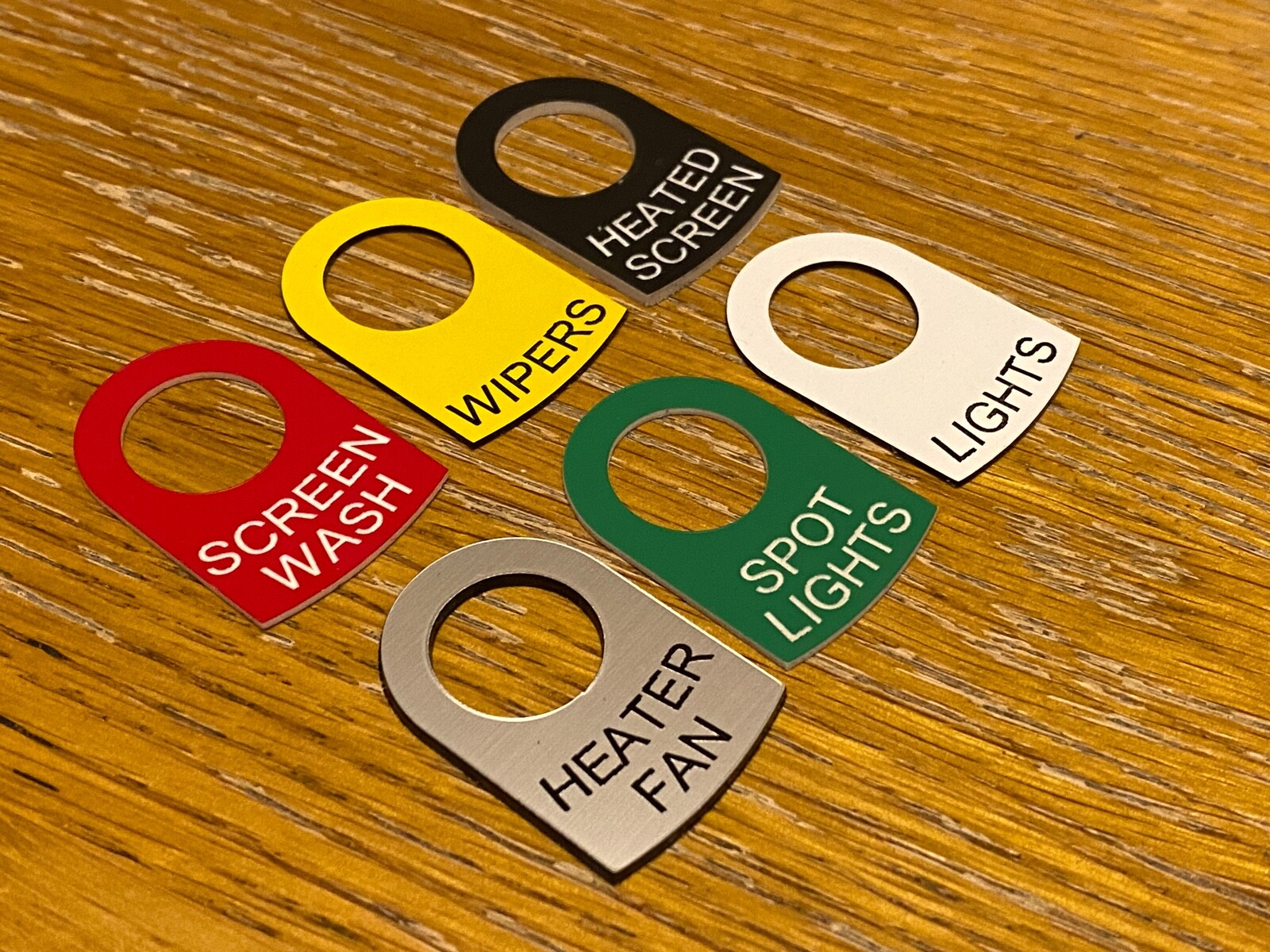 Toggle Switch Classic Car Tag Labels Boat Control [1.5 Custom ...