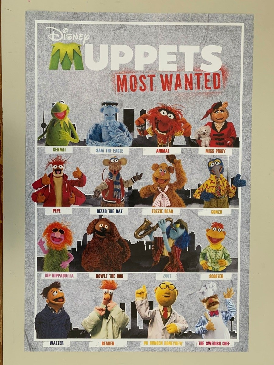 Muppets Meistgesuchtes Filmplakat The Muppet Movie/Muppets Take