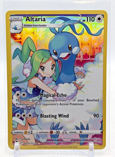 Pokémon TCG Altaria SWSH12: Silver Tempest Trainer Gallery TG11/TG30 ...