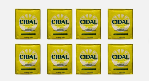 CIDAL Antibacterial Soap With Grapefruit Extract (16 x 100g bars) 8 ...