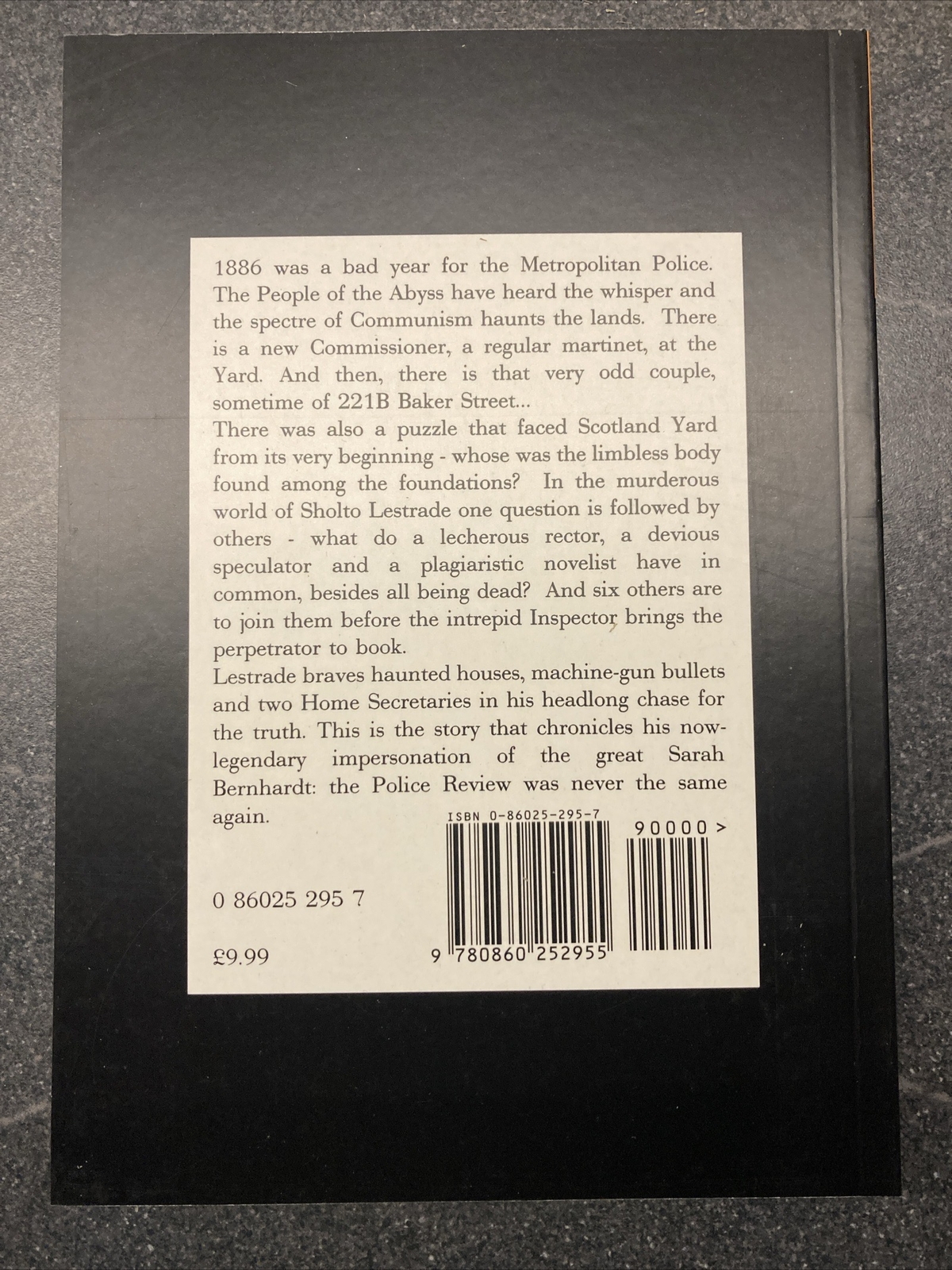 Lestrade and the Sign of Nine by M. J. Trow (Paperback, 2001) for sale ...