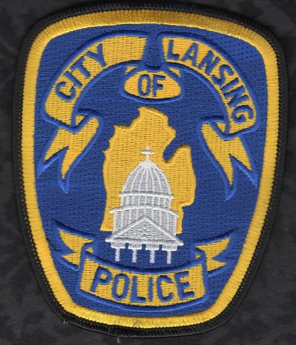 Lansing Michigan Police Shoulder Patch ****Guarantee 100% Authentic ...