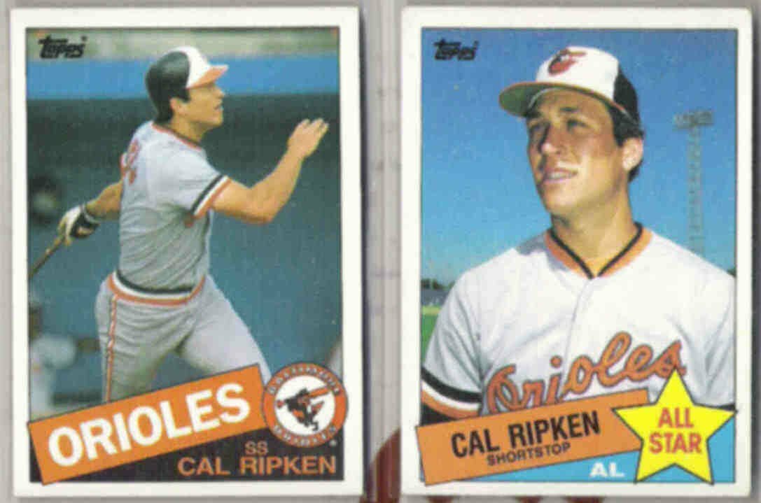 CAL RIPKEN 1985 Topps #30 + All Star #704. ORIOLES | eBay