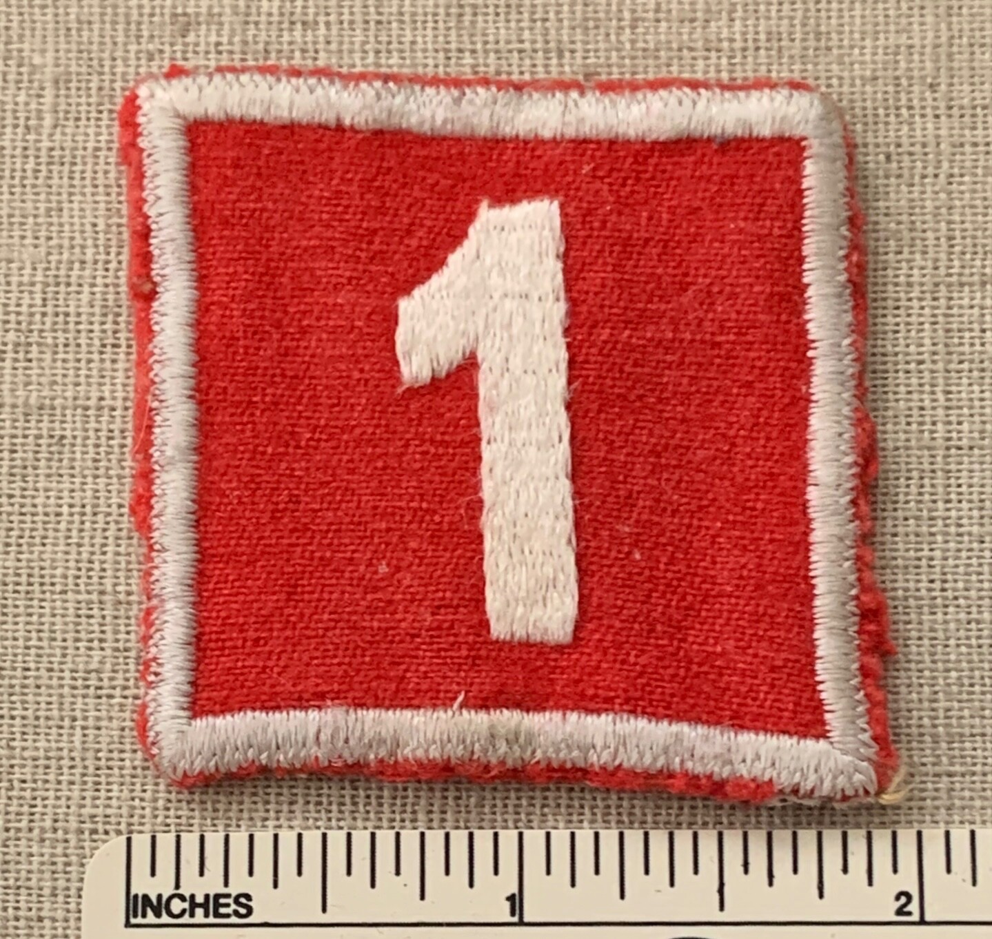 Vintage 1930s TROOP NUMBER 1 ONE Boy Scout Felt Badge PATCH w/ White ...