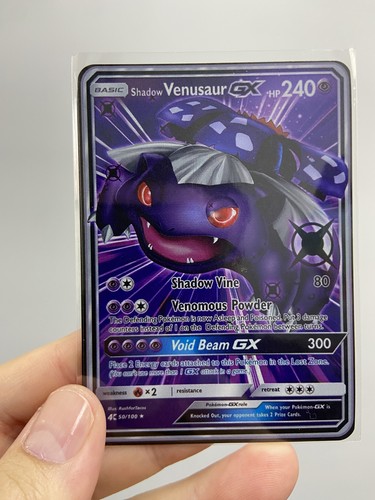 Shadow Venusaur GX HP240 Gold Metal Pokémon Card-Collectible Gift ...