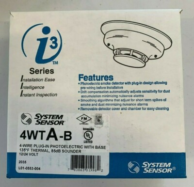 Smoke Detectors - Wire Photoelectric