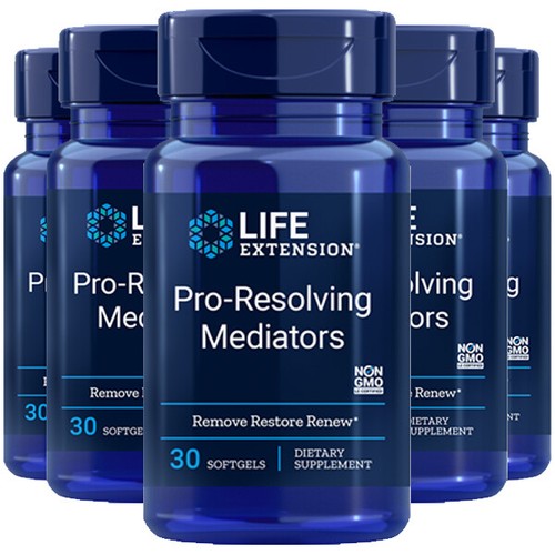 Life Extension Pro-Resolving Mediators 5X30gels hydroxydocosahexaenoic ...