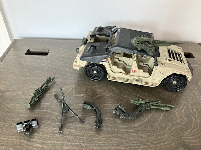 1989 Vintage G.I. Joe Hammer Humvee Jeep Vehicle Hasbro | eBay