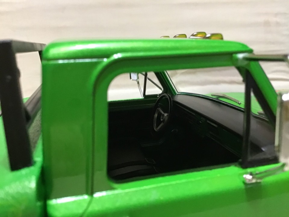 RAT FINK / ED ROTH FORD F-350 DIECAST RAMP TRUCK CAR HAULER 1/18 ACME ...