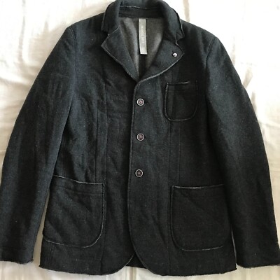 MANUEL RITZ ITALIAN MENS WOOL WINTER BLAZER JACKET SZ 52 EU 42 US | eBay
