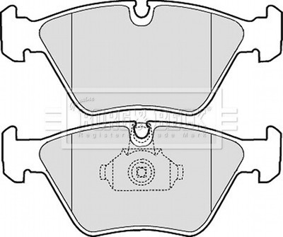 CAPSautomotive Brake Pad Set for Bmw 34116779652 34116761243 ...