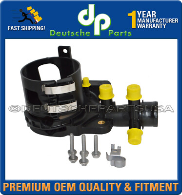For Mercedes-Benz E-Class C-Class Coolant Flange W/Fuel Filter ...