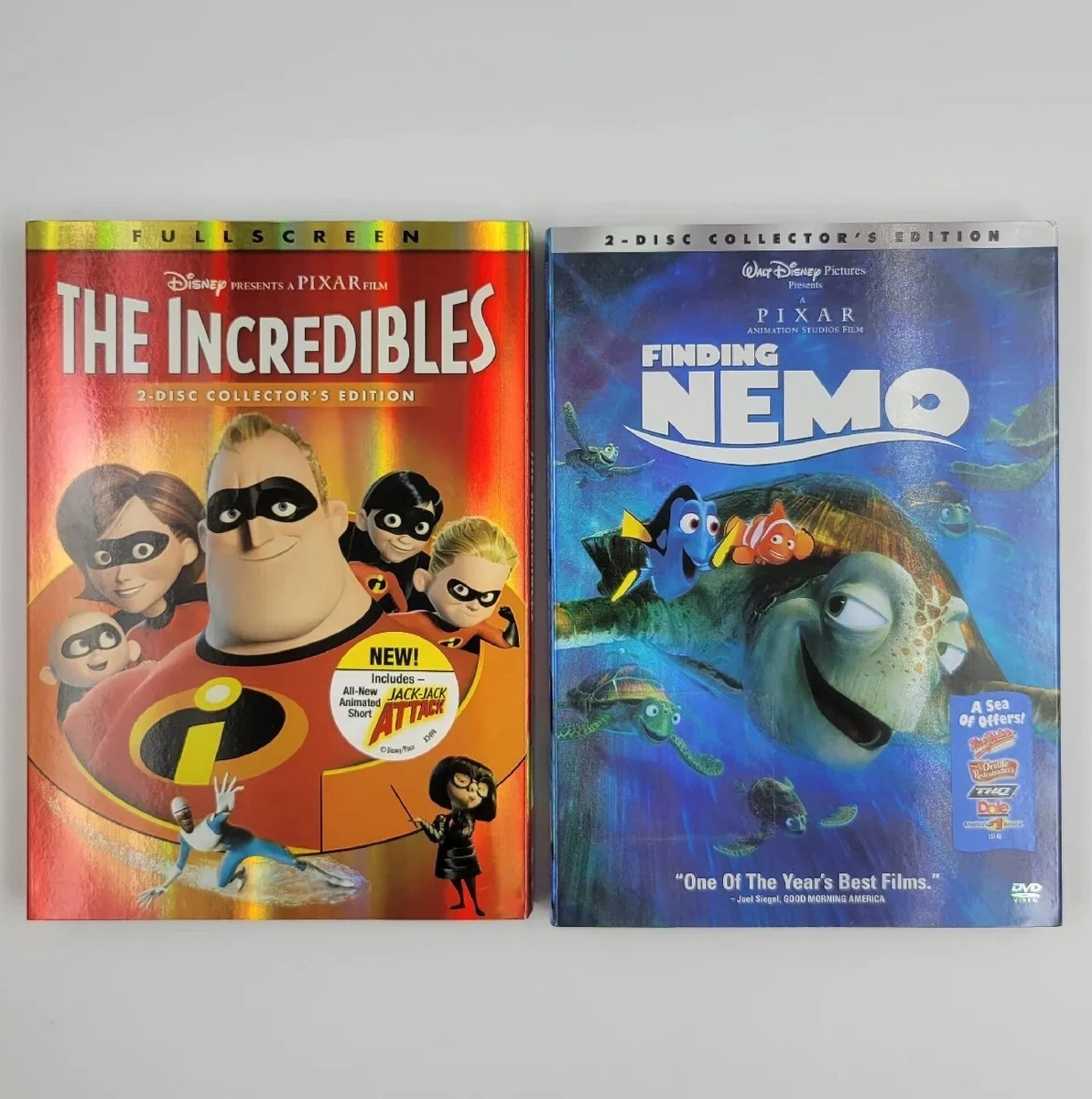 The Incredibles Finding Nemo