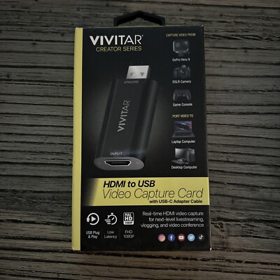 Vivitar HDMI to USB Video Capture Card | eBay