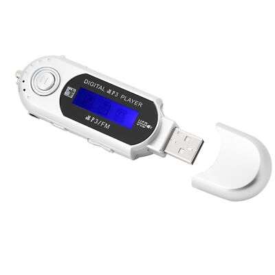 Portable Music MP3 USB Player With LCD Screen FM Radio Voice Memory ...