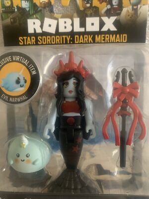 ROBLOX Collection Star Sorority: Dark Mermaid Figure w/ Exclusive ...