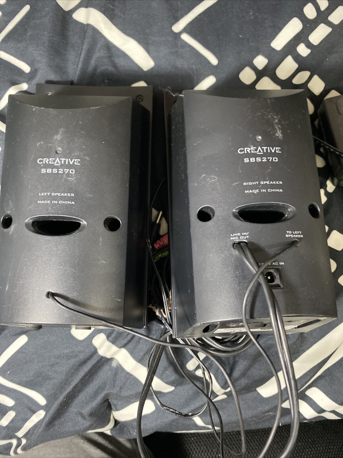 Creative Sound Blaster SBS270 Computer Speakers Headphone Microphone ...