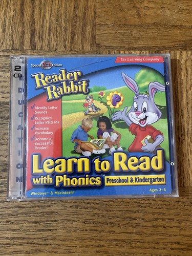 Reader Rabbit Learn To read PC CD Rom | eBay