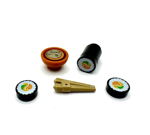 NEW LEGO Sushi & Ramen Lot- Minifigure Food | eBay