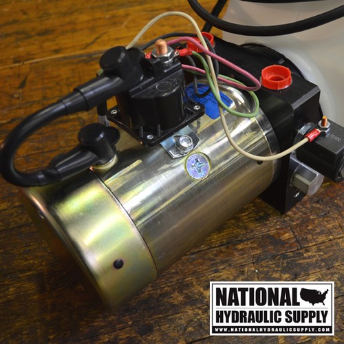 SPX Stone/Fenner 12VDC Double Acting Hydraulic Power Unit,Pump,Dump ...
