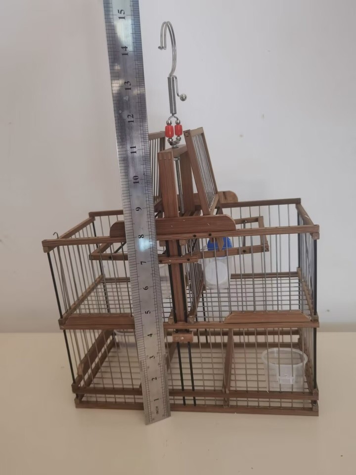 2-Door Birdcage Repeating Trap Cage Hunting Escaped bird cage Birds ...