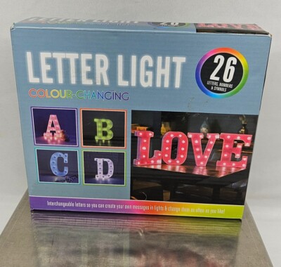 Colorful Light up Letter Q Led Marquee Letter Light with Remote, 18 ...