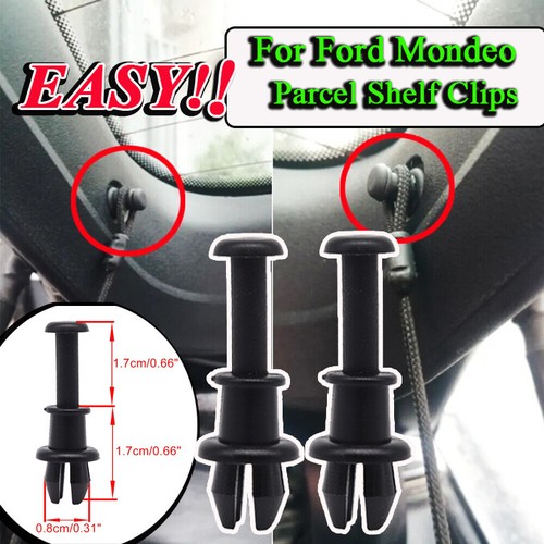 2Pcs For Ford Mondeo Car Parcel Shelf Tray String Hook Pivots Clips ...