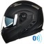 Bluetooth Integrated Motorcycle Helmets Modular Flip Up Full with ...