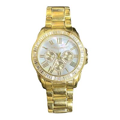 Vince Camuto Swarovski Crystal Accented MOP Dial Quartz Ladies Watch VC ...
