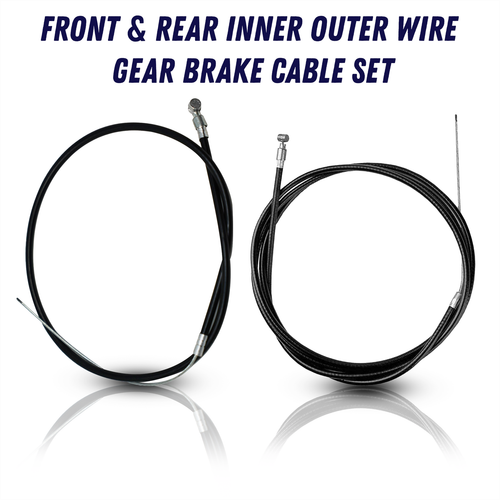 MTB Mountain Bike Bicycle Front & Rear Inner Outer Wire Brake Cable ...