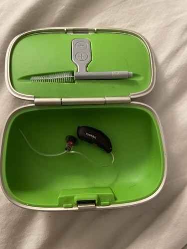 Phonak Audeo 0459 Hearing Aids only one Protective Shell Case UNTESTED ...