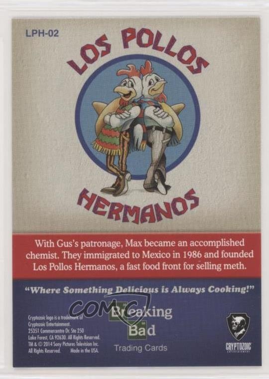 2014 Breaking Bad Seasons 1-5 Los Pollos Hermanos The Chicken Brothers ...
