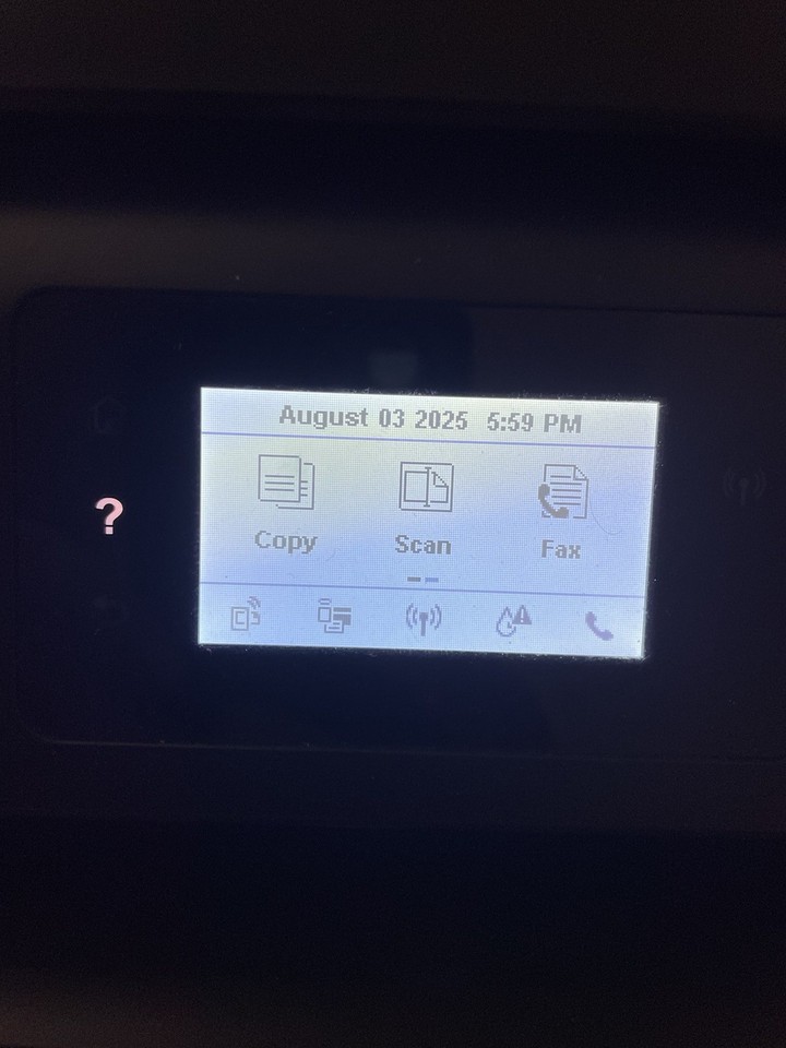 HP Officejet 5258 All In One Inkjet Printer /Copy /Scan /Print -working ...
