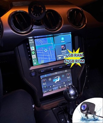 For 2015-2021 Ford Mustang Radio Upgrade Kit Car Stereo Carplay Android ...