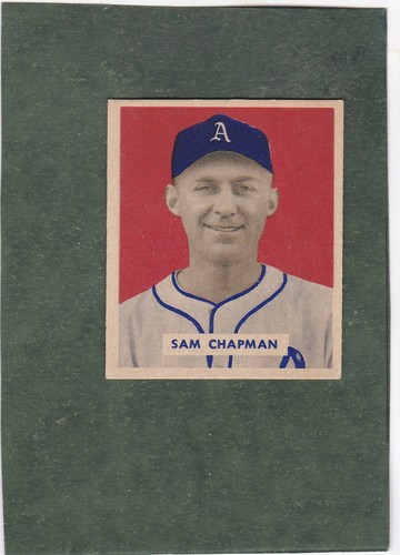 *1949 BOWMAN #112 SAM CHAPMAN, A'S terrific | eBay