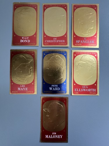 22 1965 TOPPS EMBOSSED BASEBALL CARD LOT. SEE PICS. (DM) | eBay