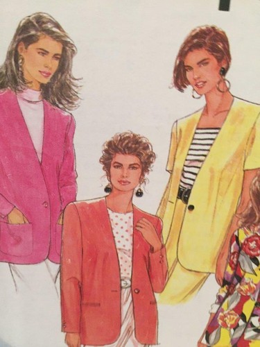 Simplicity Sewing Pattern 7719 Misses Ladies Lined Jacket Size 12-16 ...