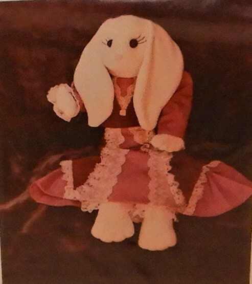 Vintage Animal Trax Victoria Bunny & Dress Sewing Pattern-About 18 ...