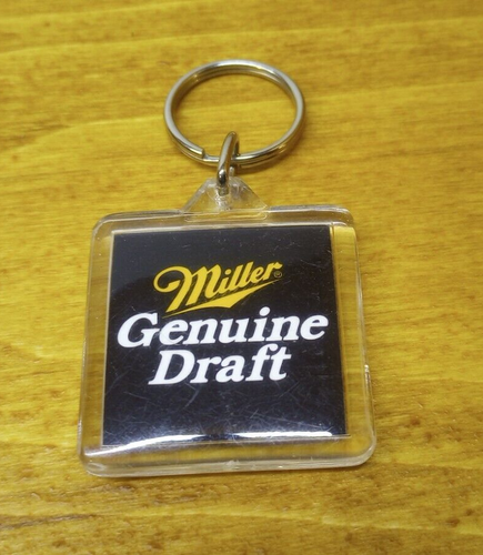 1990s Miller Genuine Draft / MGD Light Keychain, Key Ring Fob, Beer ...